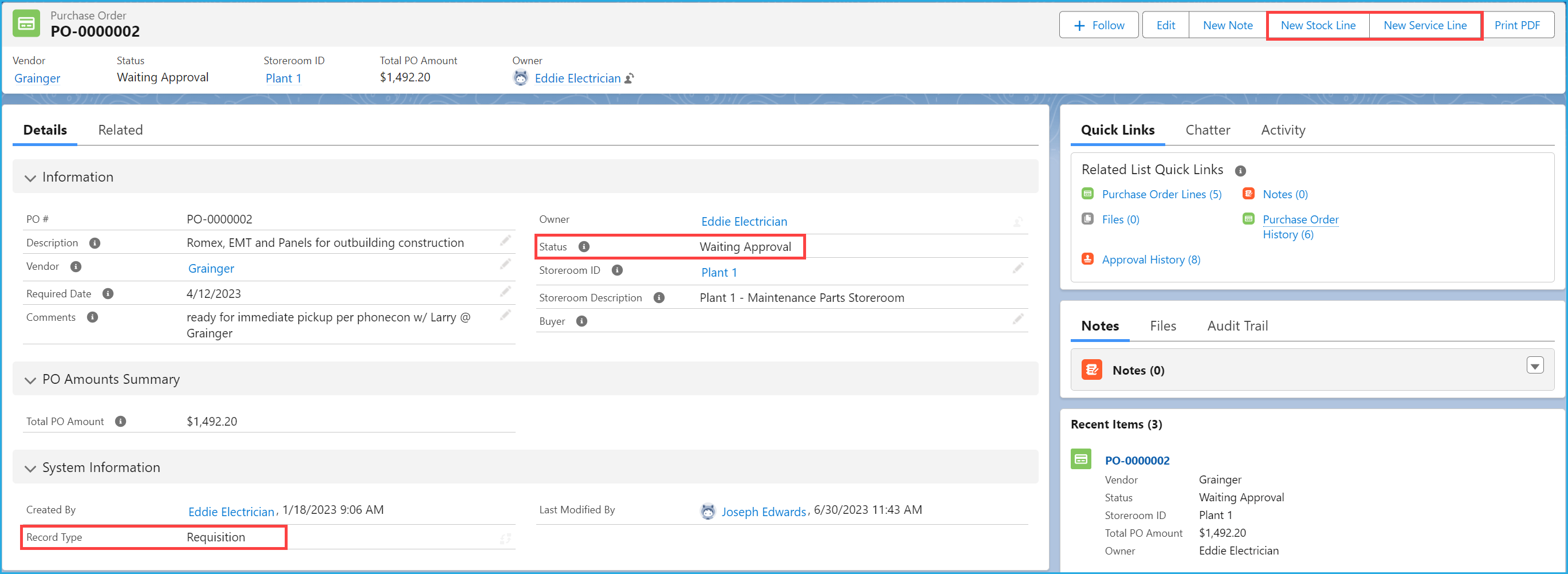 Purchase Orders Overview
