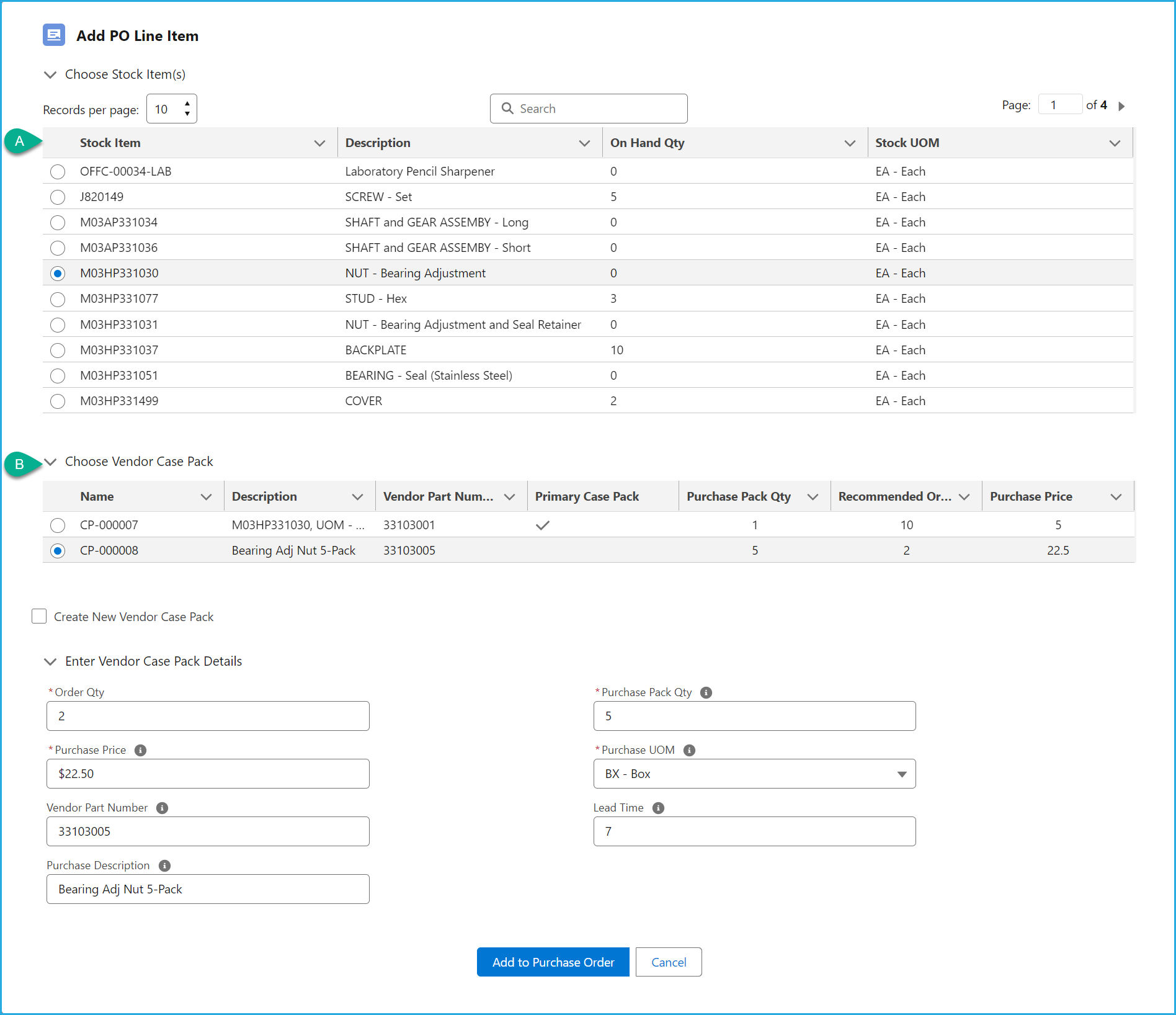 Purchase Orders Overview